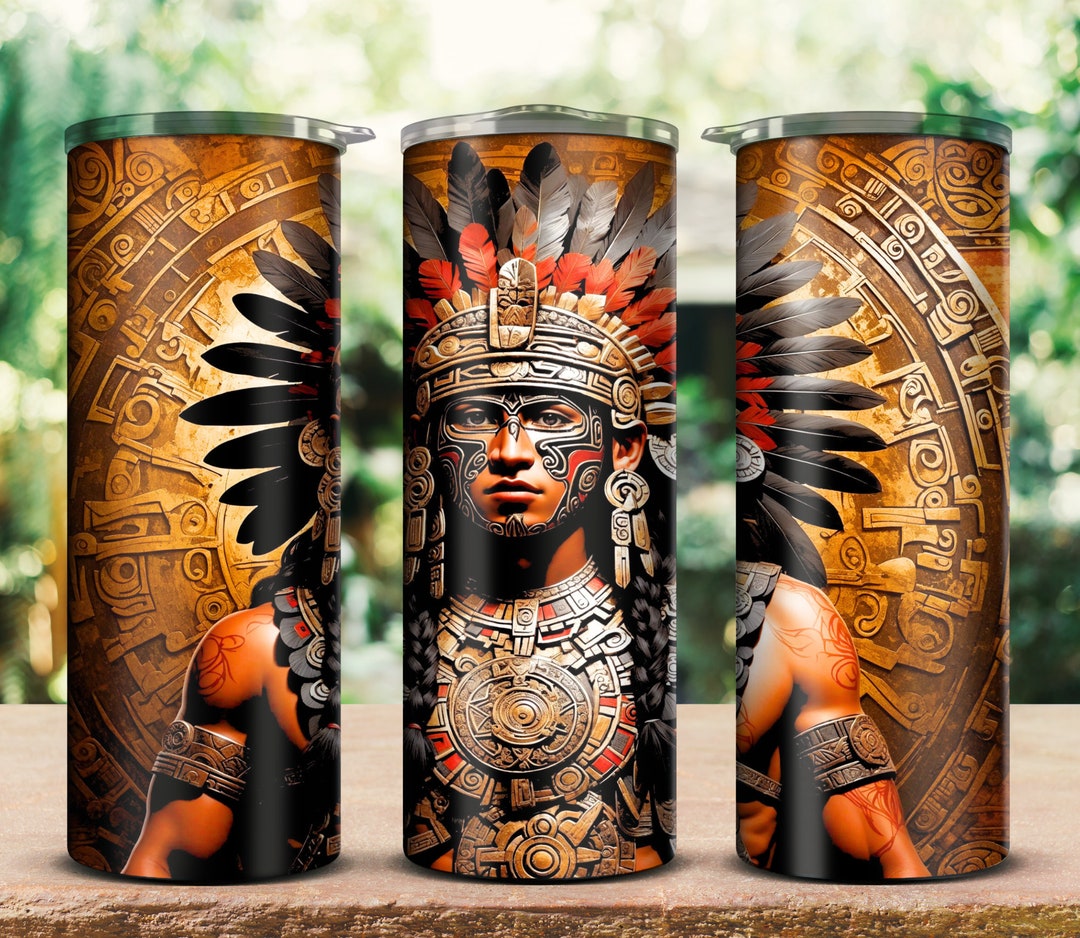 Aztec Tumbler Wrap, Aztec Png, Native American Tumbler Wrap, Native ...