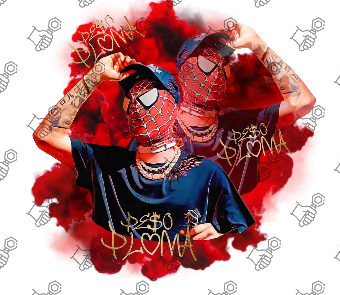 Peso Pluma Png, Peso Pluma Tumbler Wrap, Peso Pluma Spider Png, Peso ...