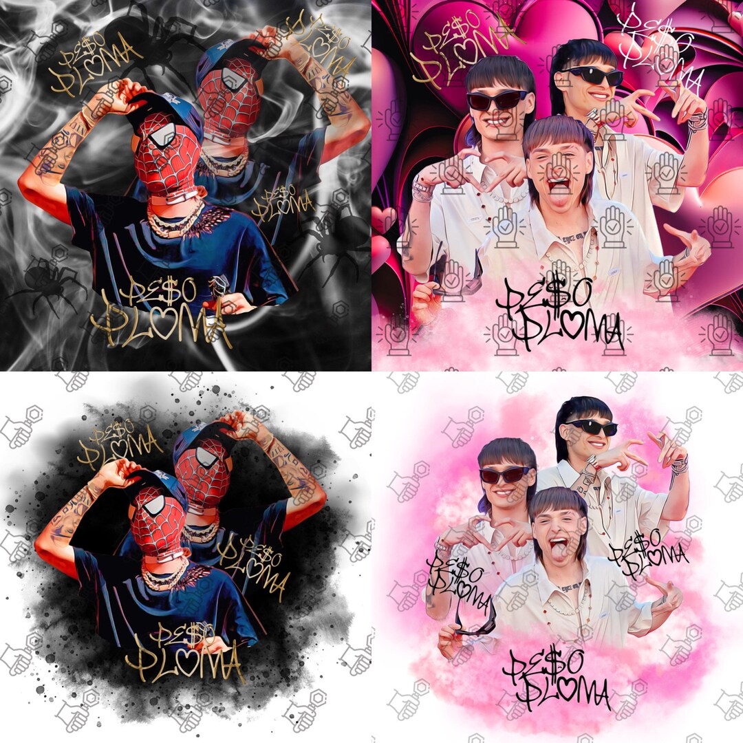 Peso Pluma Png, Peso Pluma Png Bundle, Peso Pluma Spider Man Tumbler ...