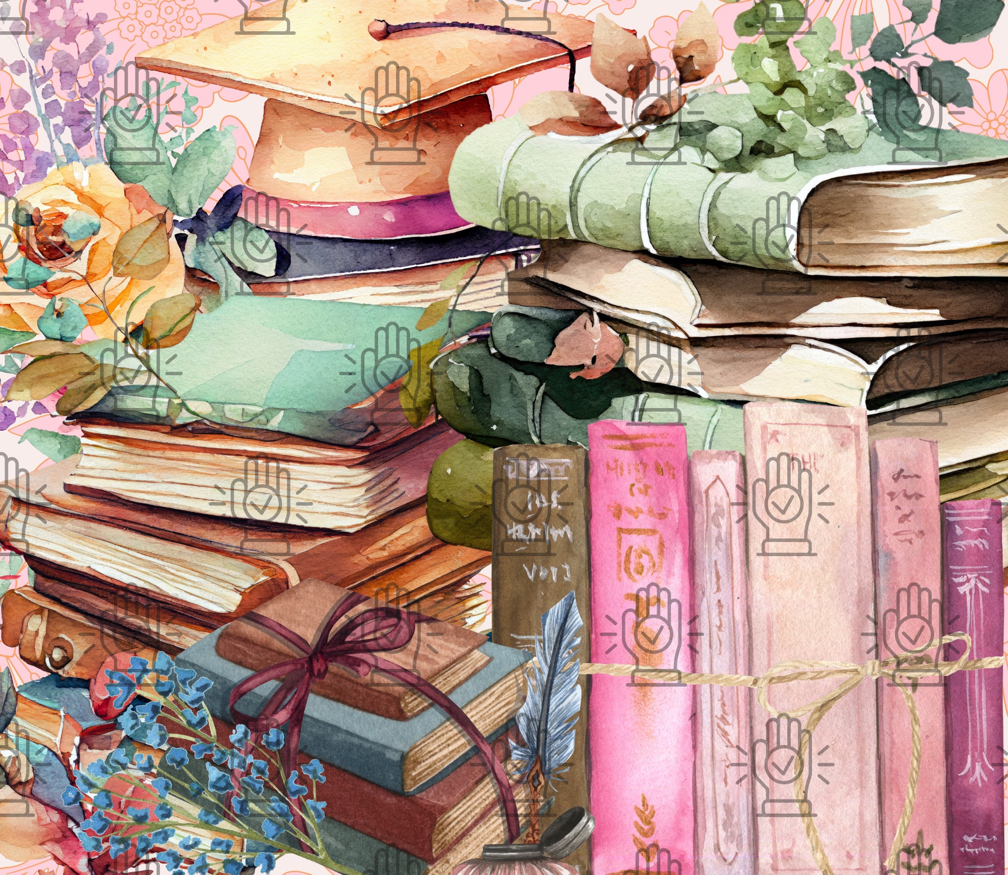 Book Tumbler Wrap, Book Tumbler Png, Tumbler Wrap, Tumbler Png, Reading ...