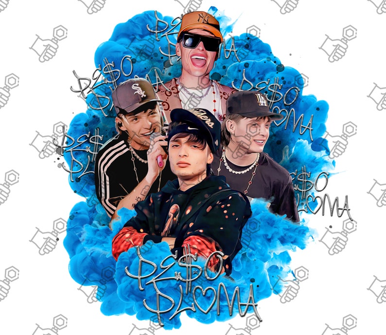 Peso Pluma Png, Peso Pluma, Peso Pluma , Peso Pluma Tumbler Wrap, Blue ...