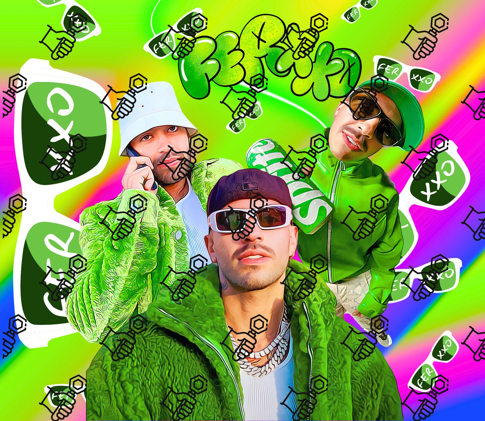 Ferxxo Tumbler Wrap, Ferxxo, Ferxxo Png, Ferxxo Digital Download, Feid ...