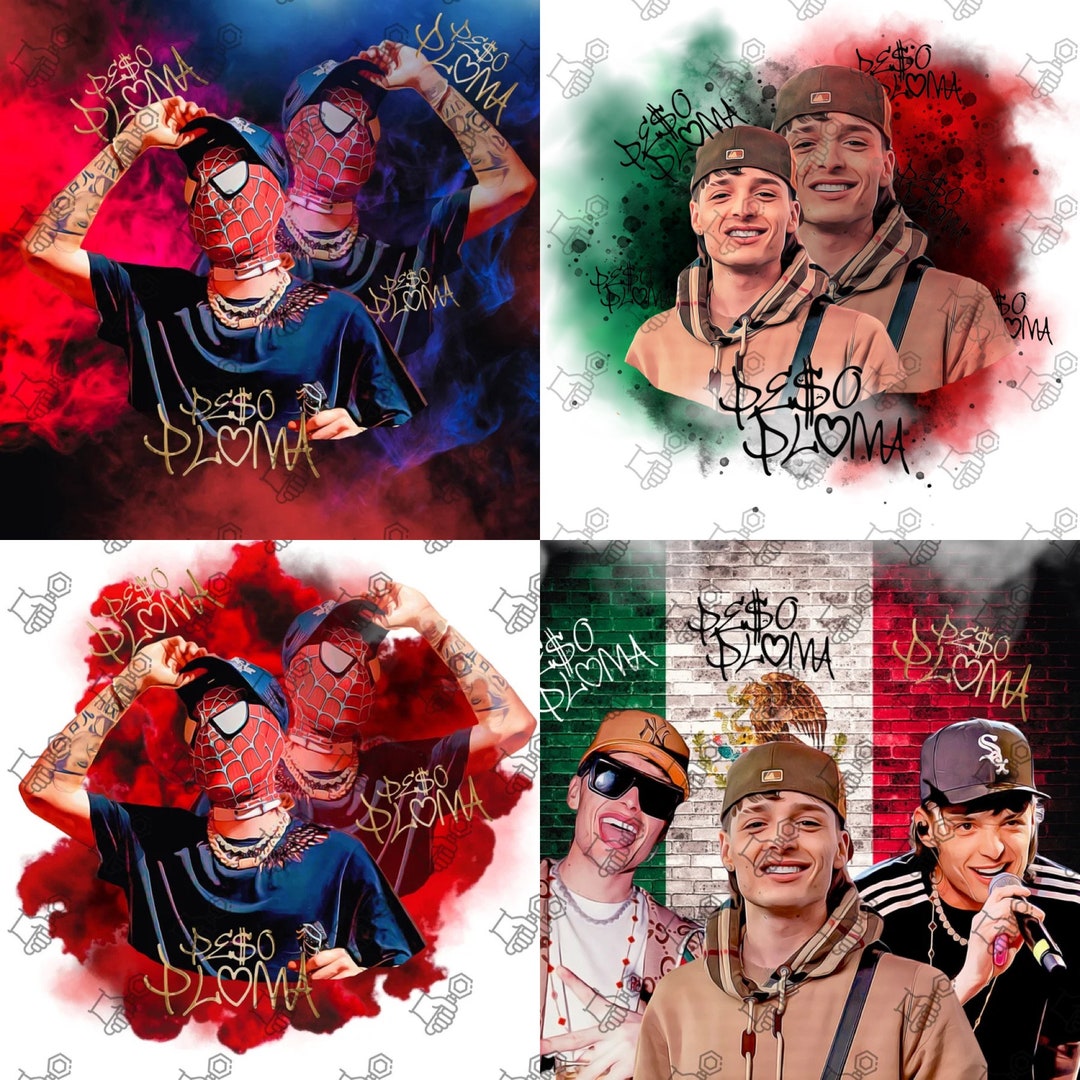 Peso Pluma Png Bundle, Peso Pluma Spider Man Png, Peso Pluma Tumbler ...