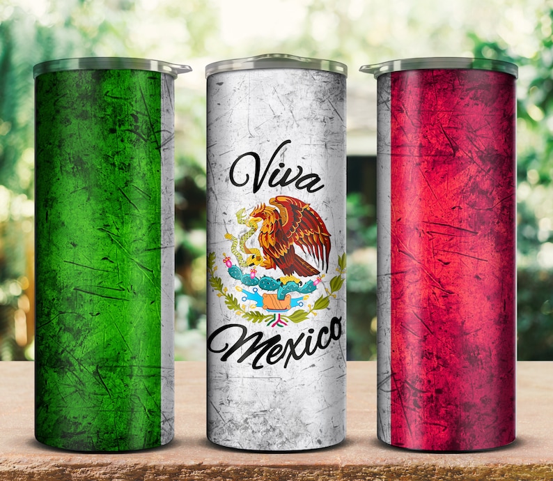 Mexico Flag Tumbler Wrap, Mexico Flag Png, Mexico Png, Mexico Tumbler ...