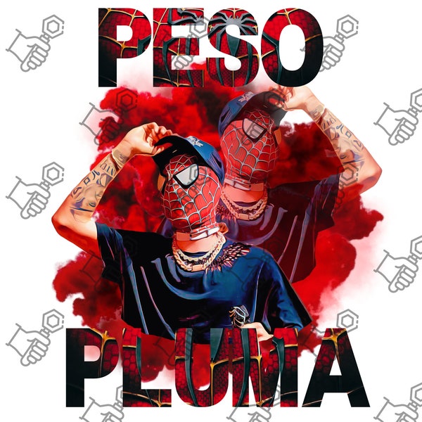 Peso Pluma Spider Man Red - Etsy
