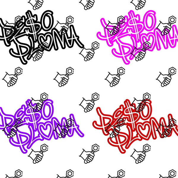 Peso Pluma Signature White Png - Etsy