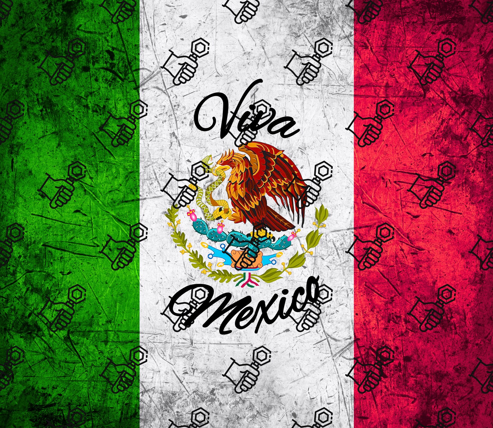 Mexico Flag Tumbler Wrap, Mexico Flag Png, Mexico Png, Mexico Tumbler ...