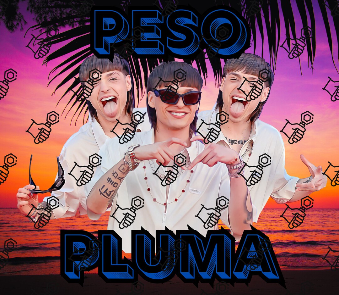 Peso Pluma Tumbler Wrap, Peso Pluma Beach Tumbler Wrap, Peso Pluma ...