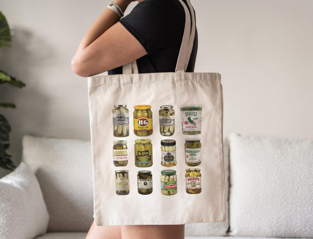 Pickle Bag, Pickle Gifts, Pickle Tote Bag, Funny Tote Bag, Funny ...