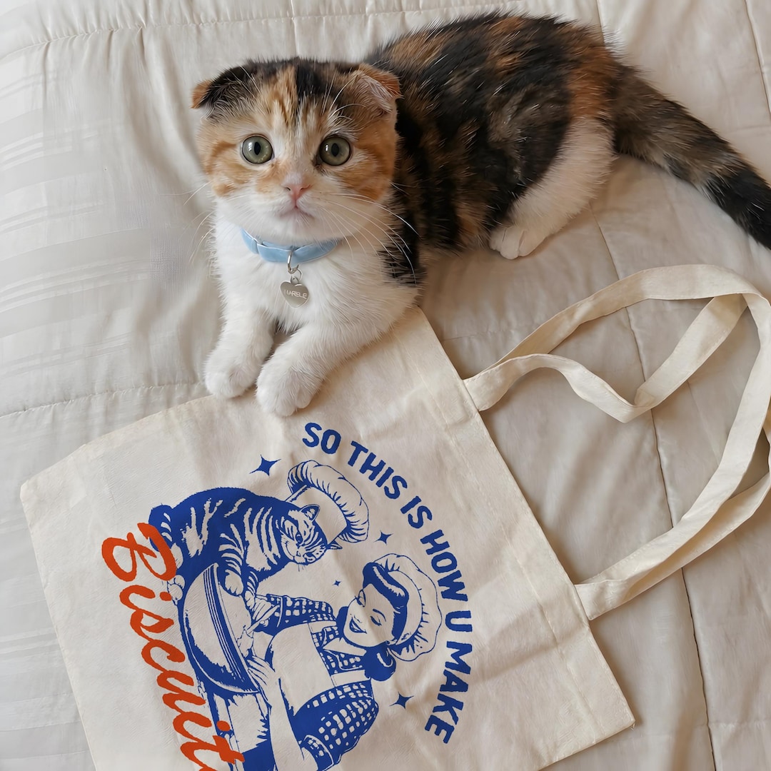 Cat Tote Bag: Cat Lover Gifts, Cat Mom Gifts, Cat Dad Gifts - Etsy
