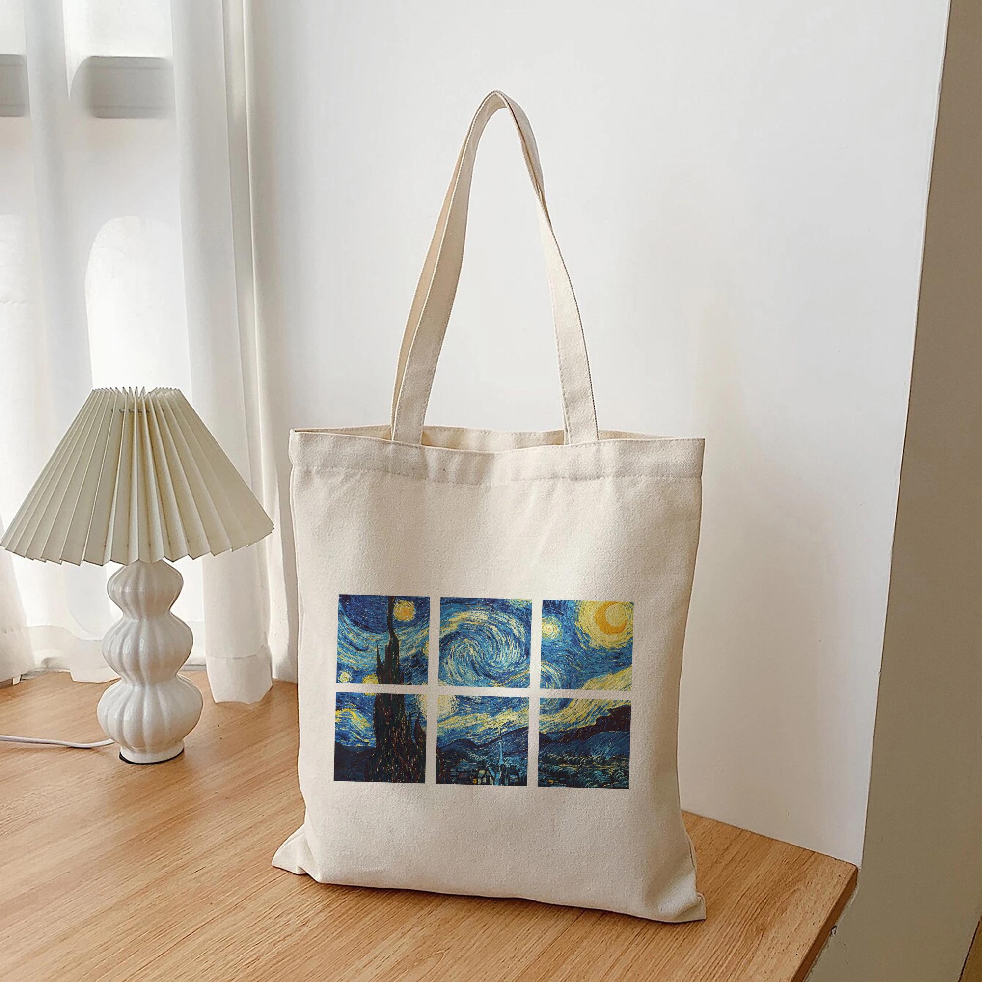 Van Gogh Tote Bag "starry Night", Vincent Van Gogh, Art Tote Bag, Gifts ...