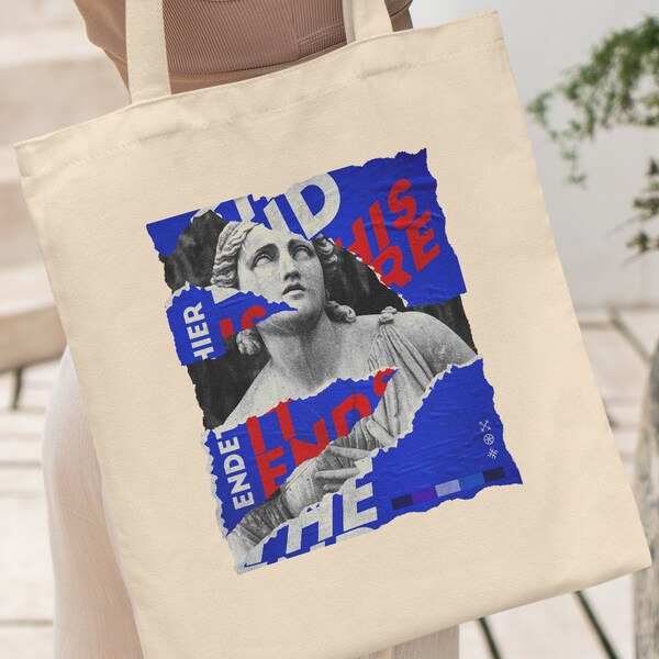 Funky Tote Bag - Etsy