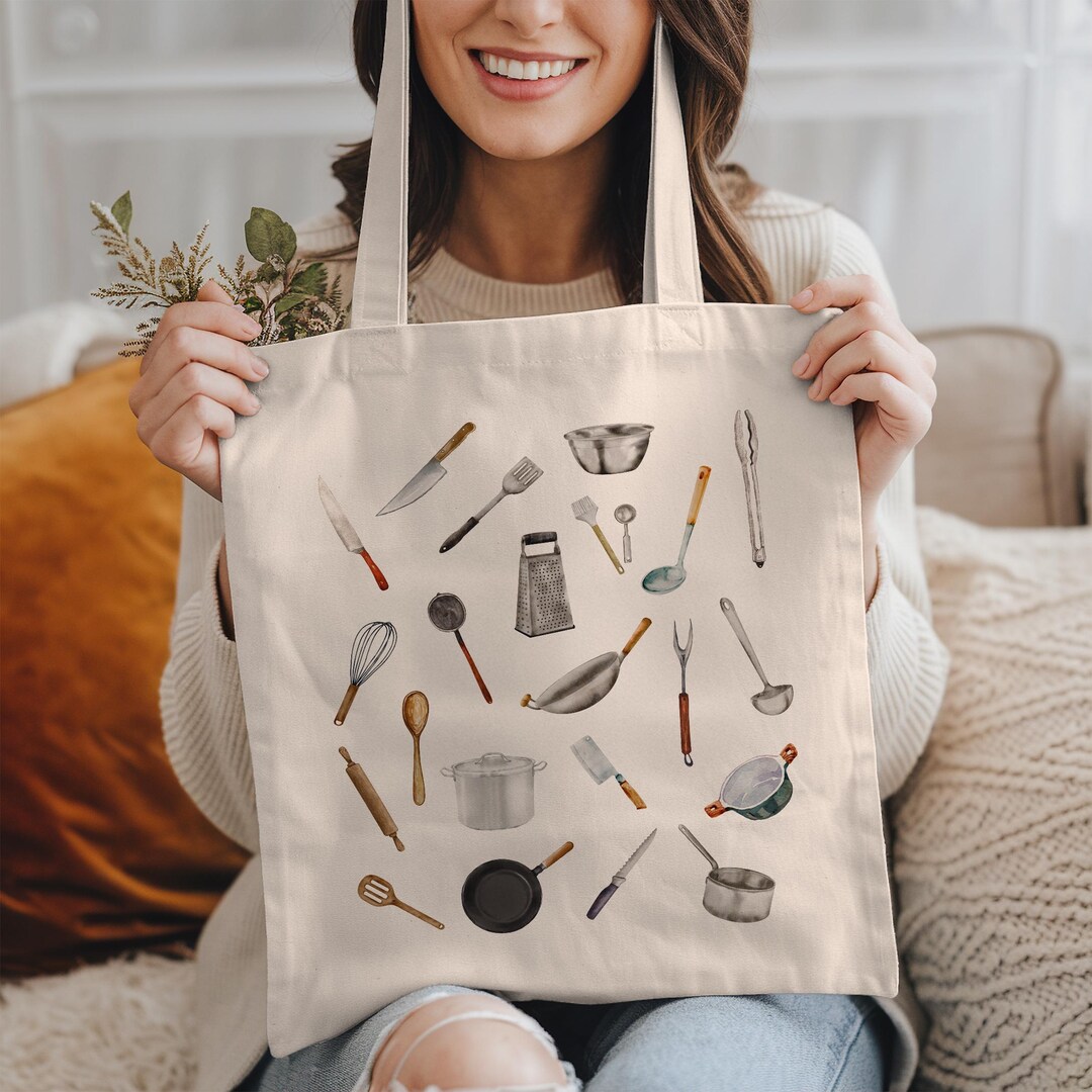 Chef Tote Bag, Chef Gift, Chef Bag, Cooking Fan Gift, Cooking Gift ...