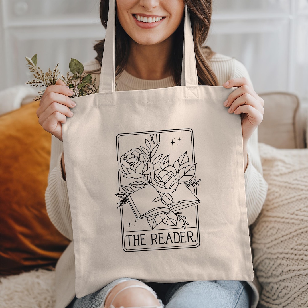 Book Tote Bag, Teacher Tote Bag, Reader Tote Bag, Book Lover Tote Bag ...