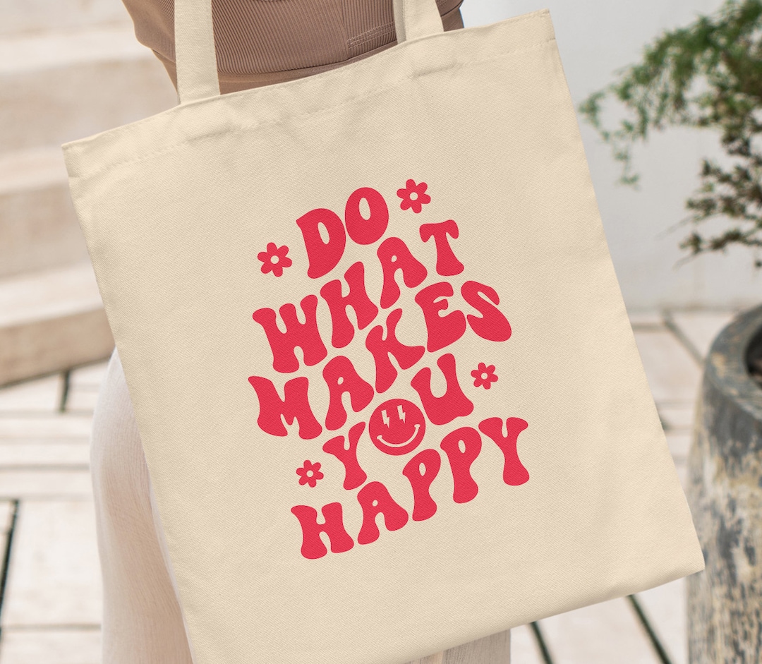 Positive Bag, Inspirational Bag, Boho Tote Bag, Hippie Tote, Self Care ...