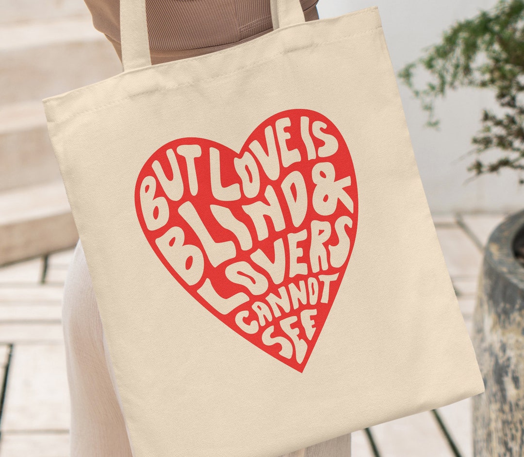Shakespeare Tote Bag Book Tote Bag Love is Blind Book - Etsy