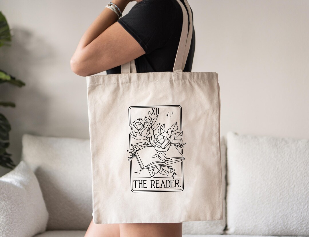 Book Tote Bag, Teacher Tote Bag, Reader Tote Bag, Book Lover Tote Bag ...