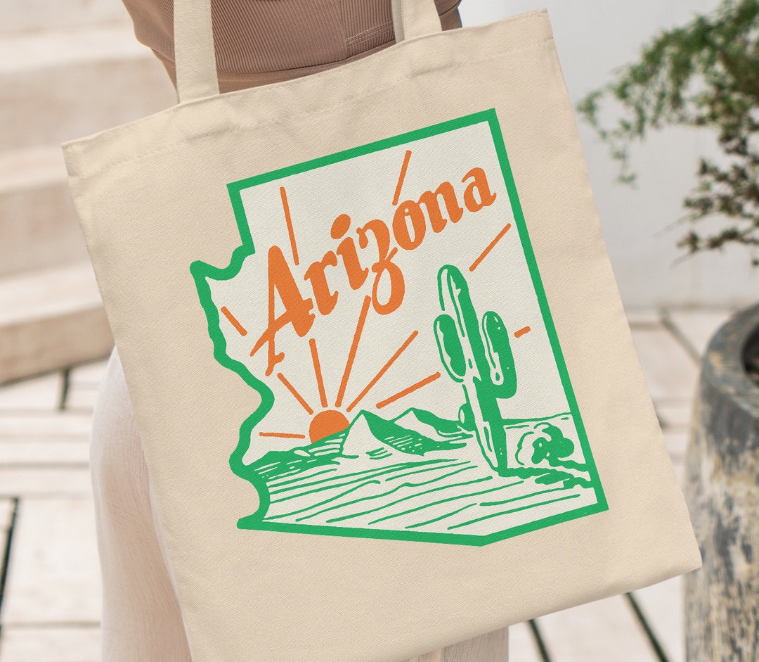 Arizona Gifts, Arizona Tote Bag, Arizona Bag, Arizona State, Cactus ...