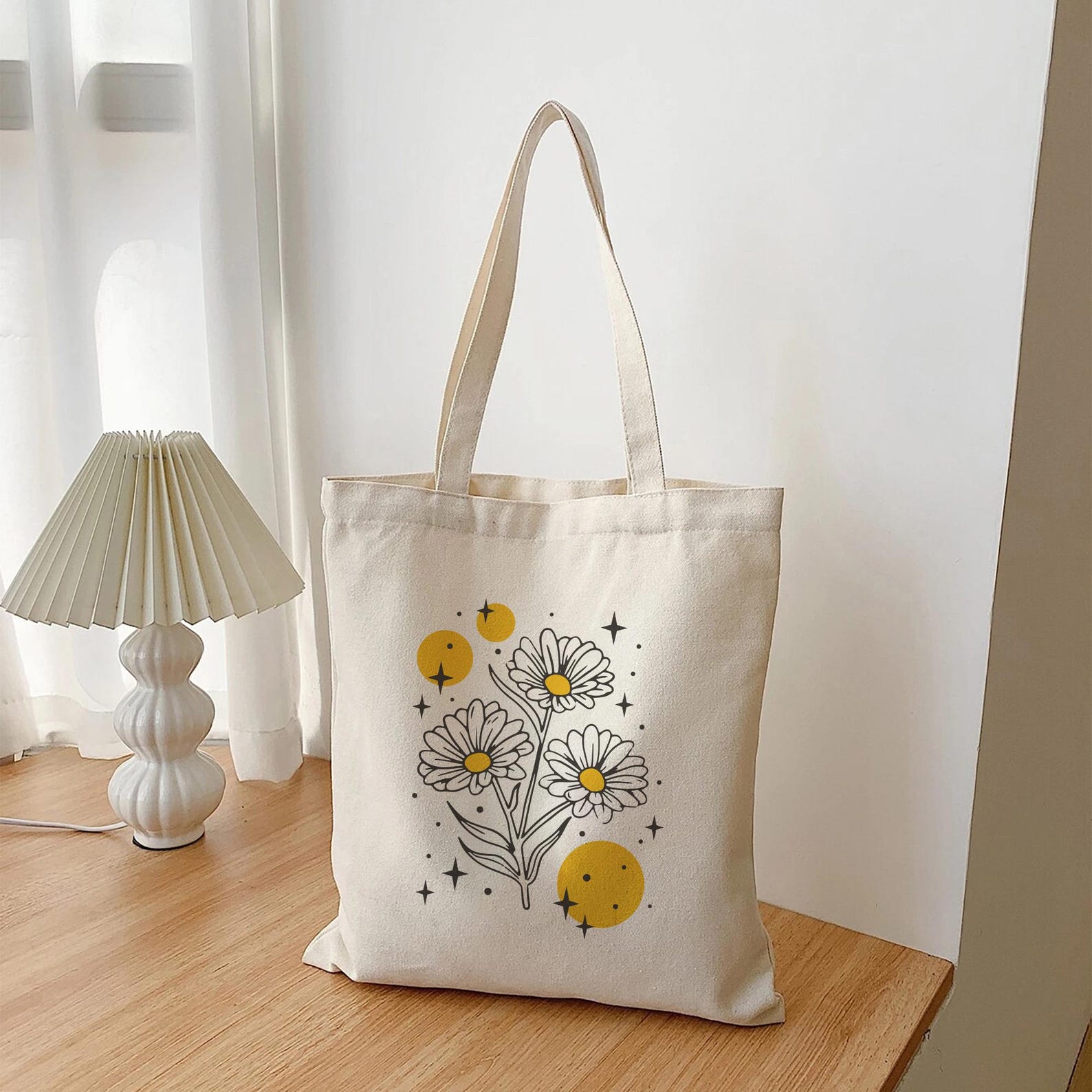 Floral Tote Bag: Floral Gifts, Flower Tote Bag, Botanical Plant Lover ...