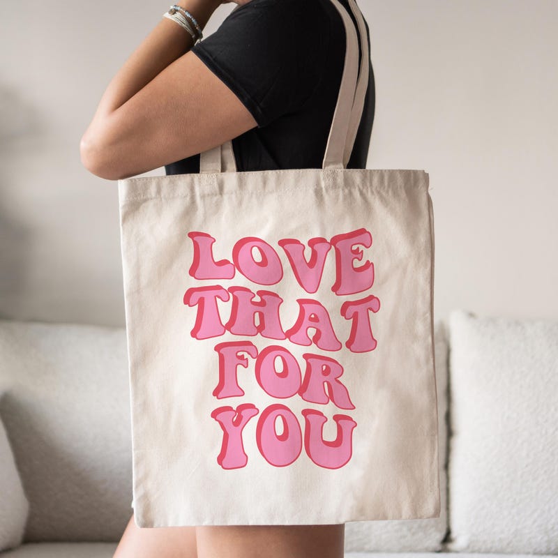 Preppy Tote Bag - Etsy