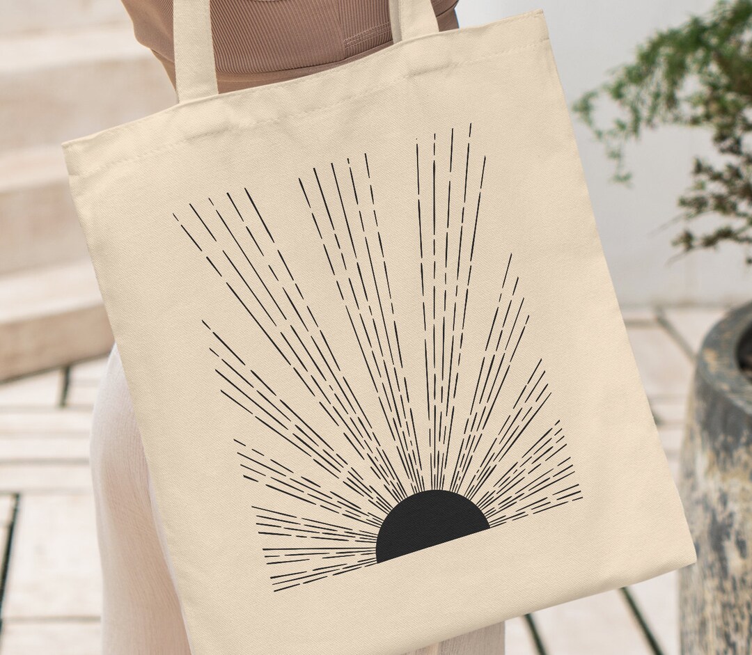 Sun and Moon Bag, Boho Tote Bag, Sun Tote Bag, Sun and Moon Tote Bag ...