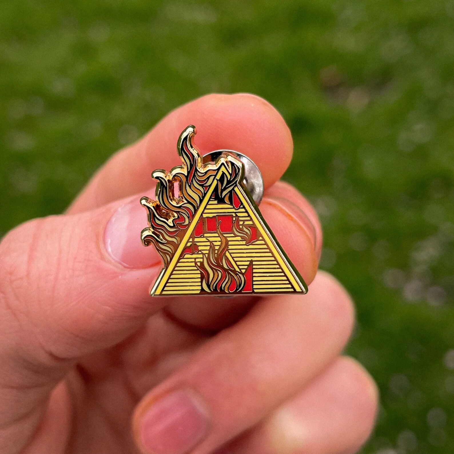 Fire Temple // Midsommar Inspired Horror Enamel Pin - Etsy