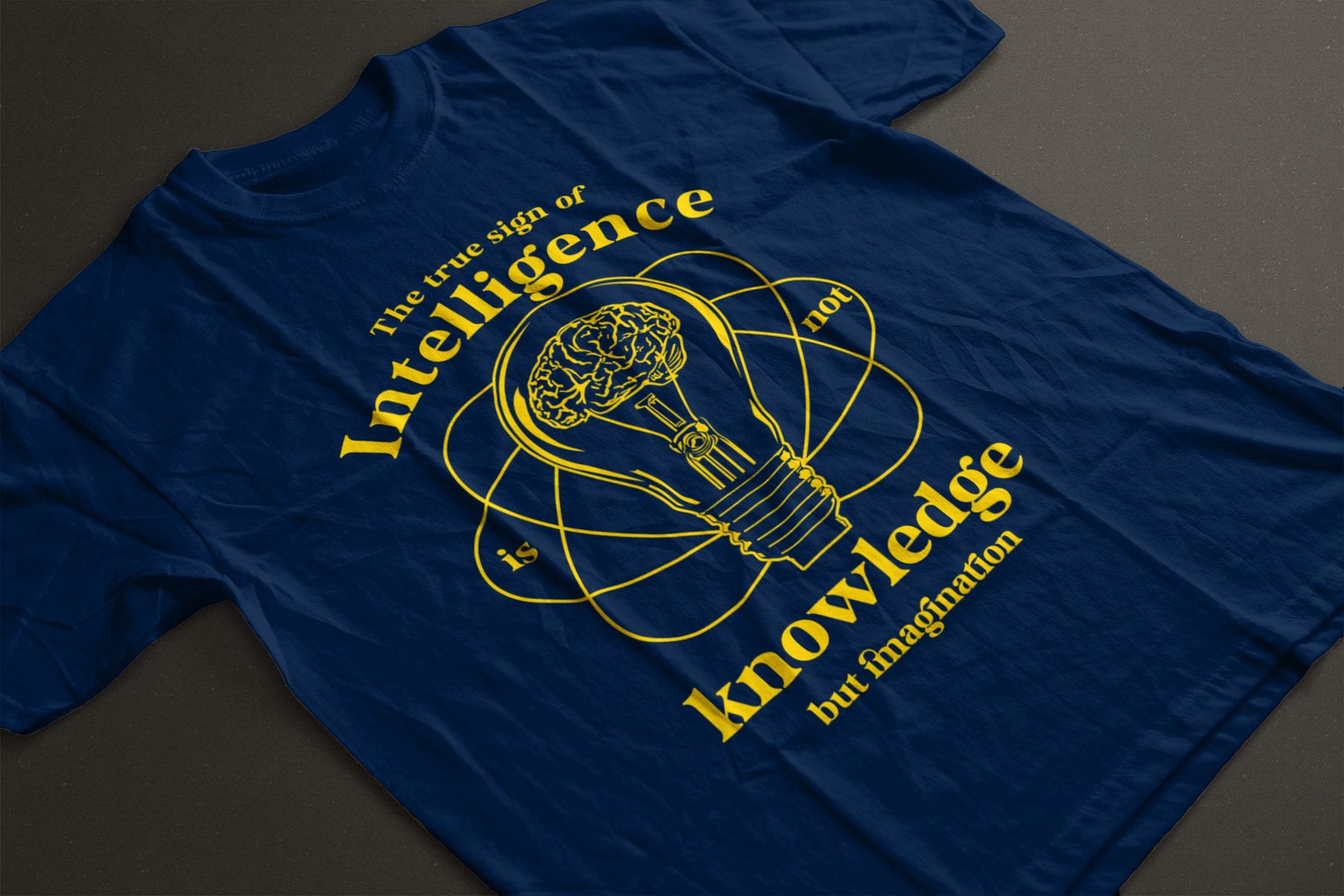 The True Sign of Intelligence is Not Knowledge but - Etsy