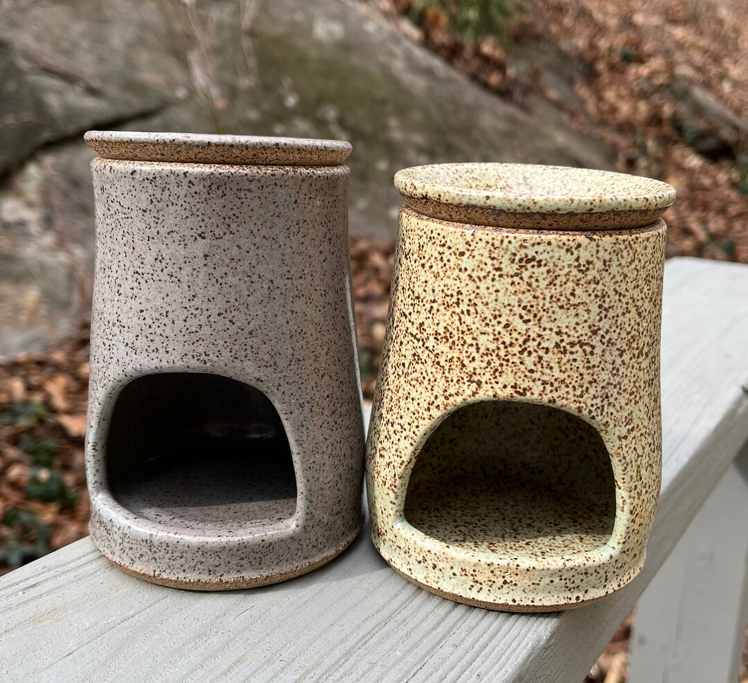 Handmade Ceramic Wax Melter Oil Burner Aroma Diffuser Wax Melt Candle ...