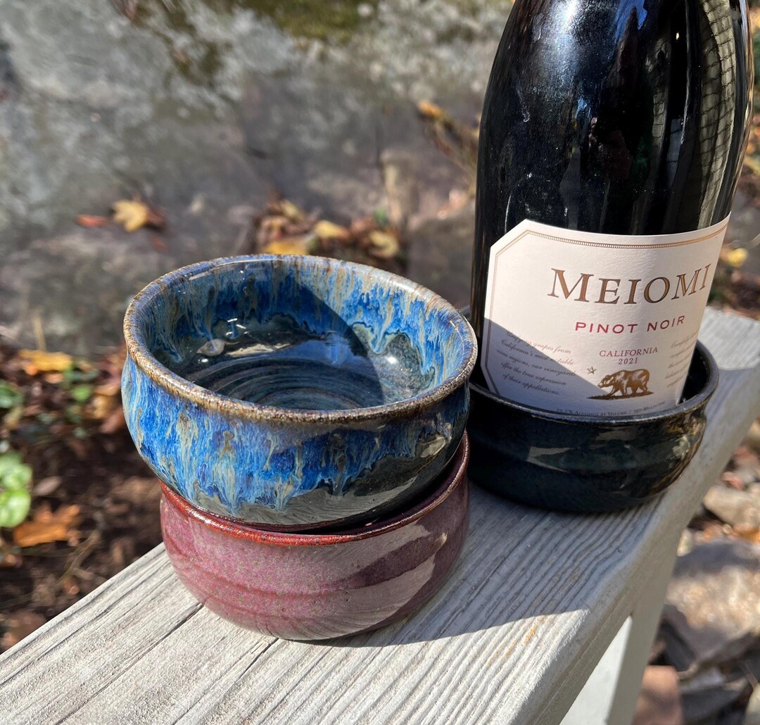 Wine Bottle Coaster Hummus Dip Bowl - Etsy