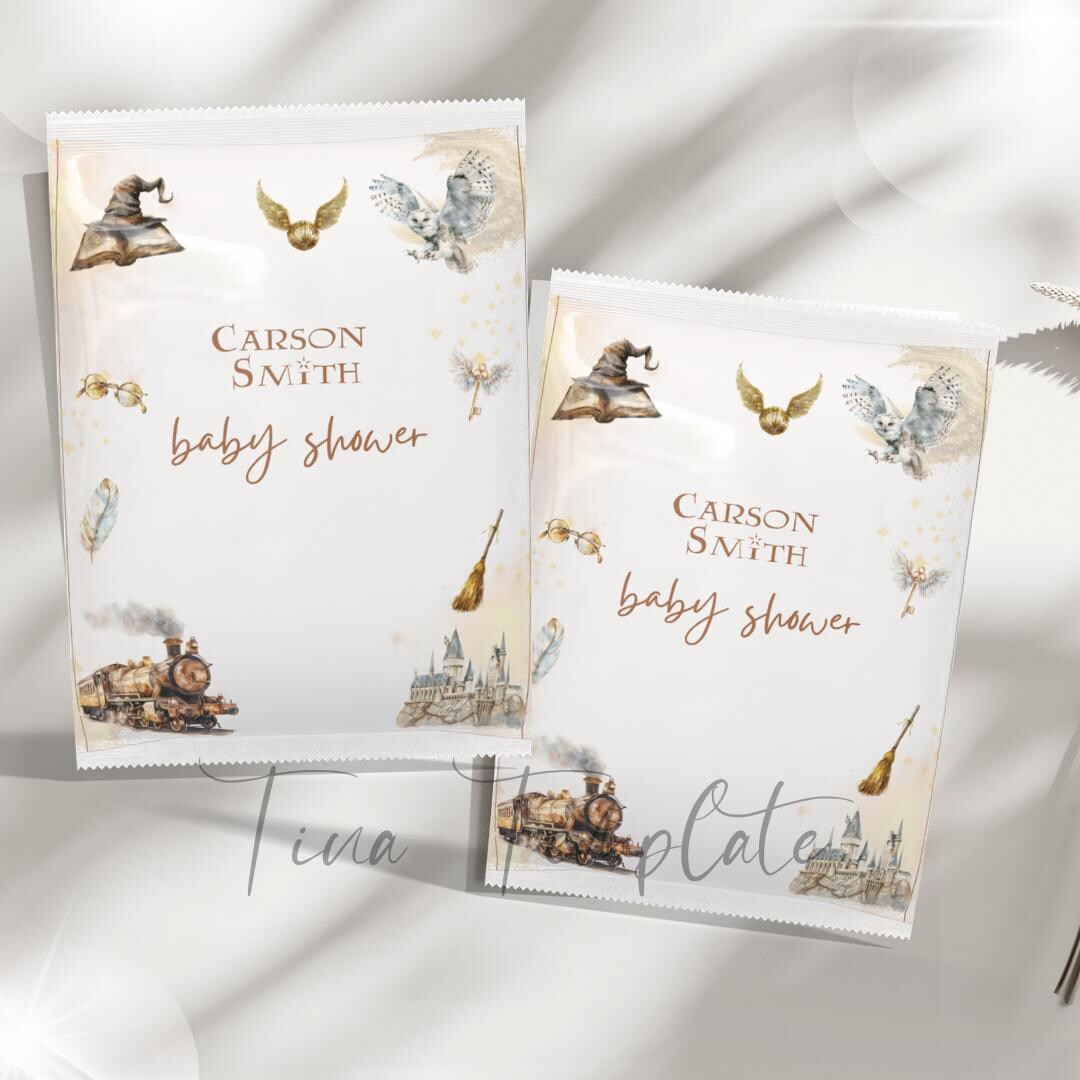 Magical Wizard Birthday Party Fruit Snack Template, Wizard and Witches ...