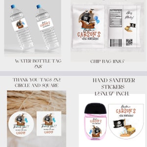 Editable and Printable Pirate Birthday Bundle Template, Pirate Party ...