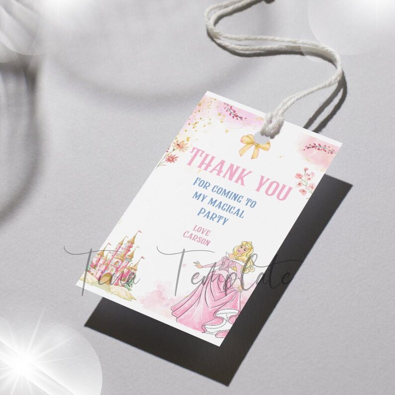 Aurora Birthday Editable Invitation Template, Any Age Princess Girl ...