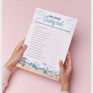 29 Ocean & Sea Theme Baby Shower Games Bundle, Ocean Baby Shower ...