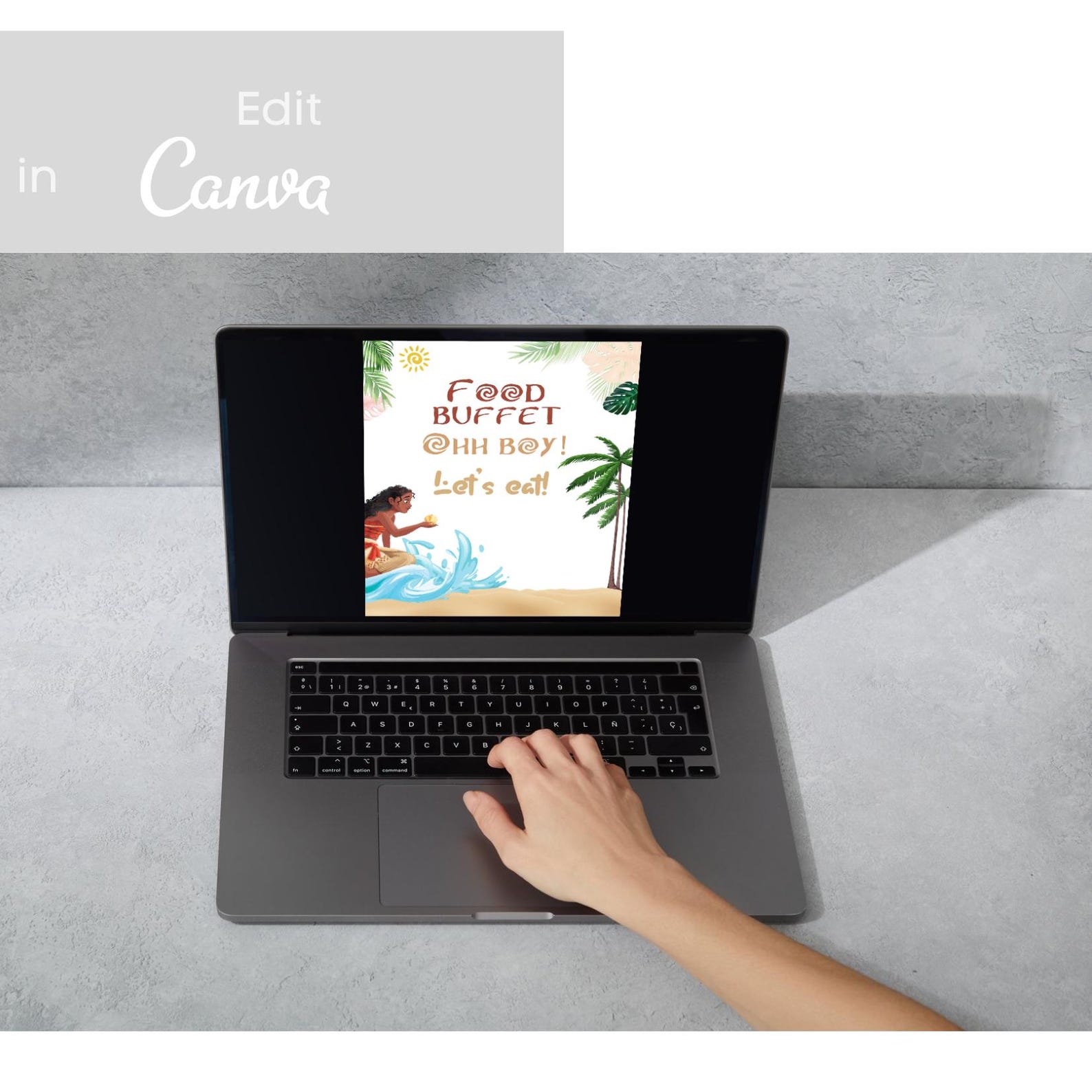 Printable and Editable Moana 2 Sign Template, Moana 2 8x10 Bundle Party ...