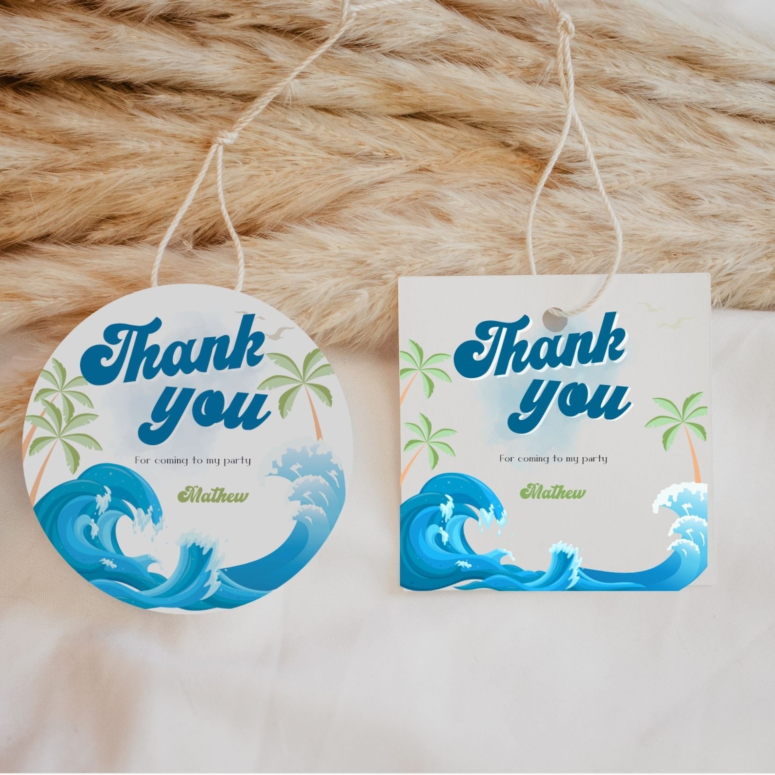 Editable and Printable Surf Favor Tag Template Surf Boy - Etsy