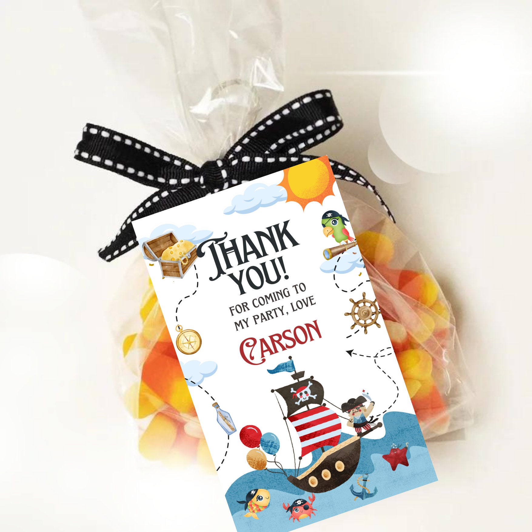 Editable and Printable Pirate Birthday Invitation Template, Pirate ...