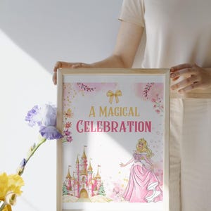 Printable Princess Sign Template, Little Princess Party Decoration ...