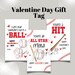 Editable Baseball Valentine Cards Template, Baseball Sport Kid ...