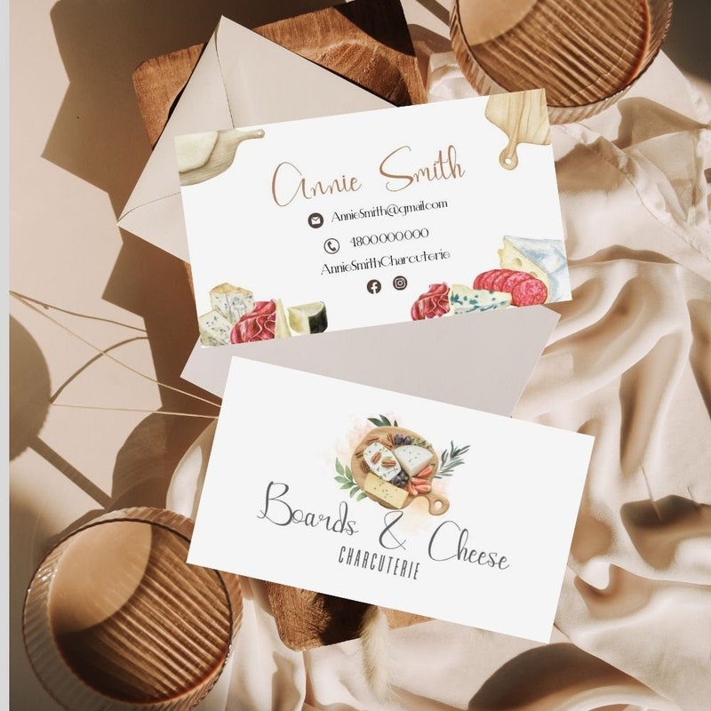 Charcuterie Business Card - Etsy