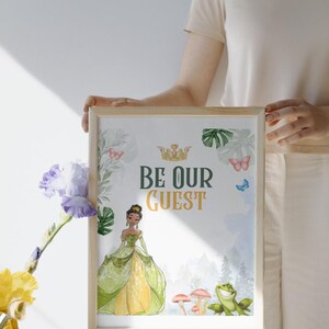 Printable Princess Sign Template, Little Princess Party Decoration ...