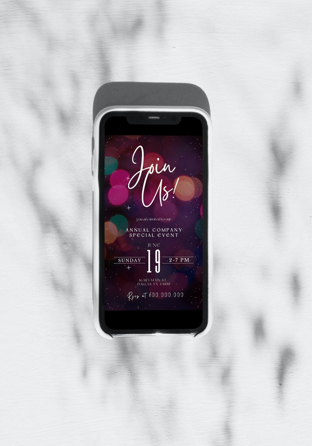 Video Mobile Elegant Business Invitation Template, Corporate Event ...