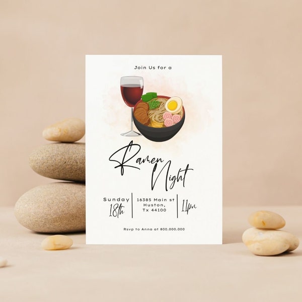 Ramen Noodle Birthday Party - Etsy