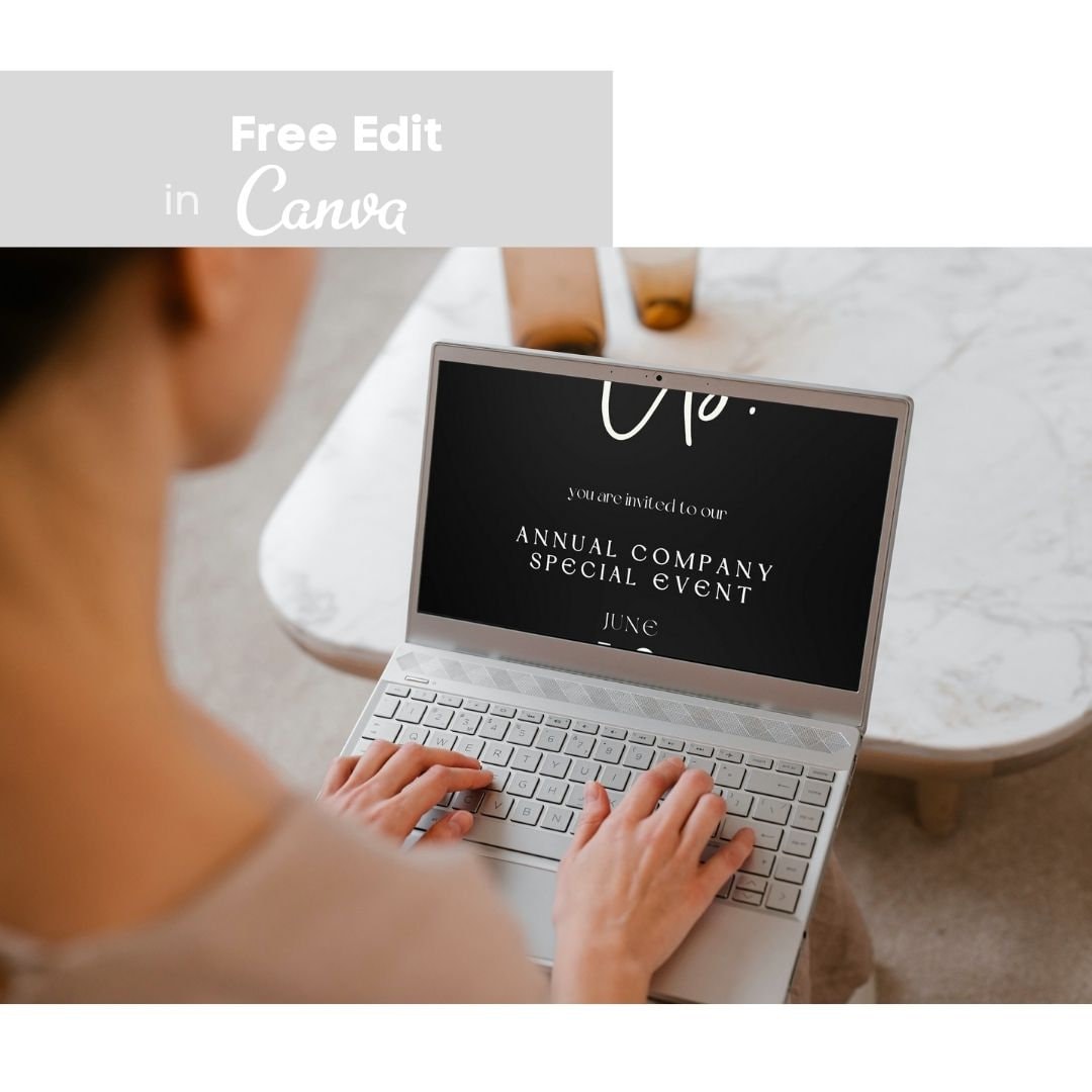 Video Mobile Elegant Business Invitation Template Corporate - Etsy ...