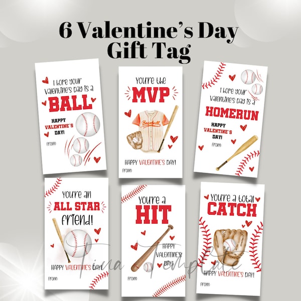 Baseball Valentines - Etsy
