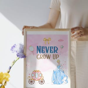 Printable Princess Sign Template, Little Princess Party Decoration ...