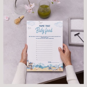 29 Ocean & Sea Theme Baby Shower Games Bundle, Ocean Baby Shower ...