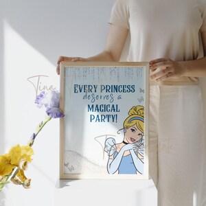 Editable and Printable Cinderella Princes Sign Template, Little ...