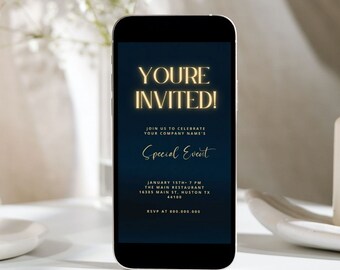 Modern Event Invitation - Etsy