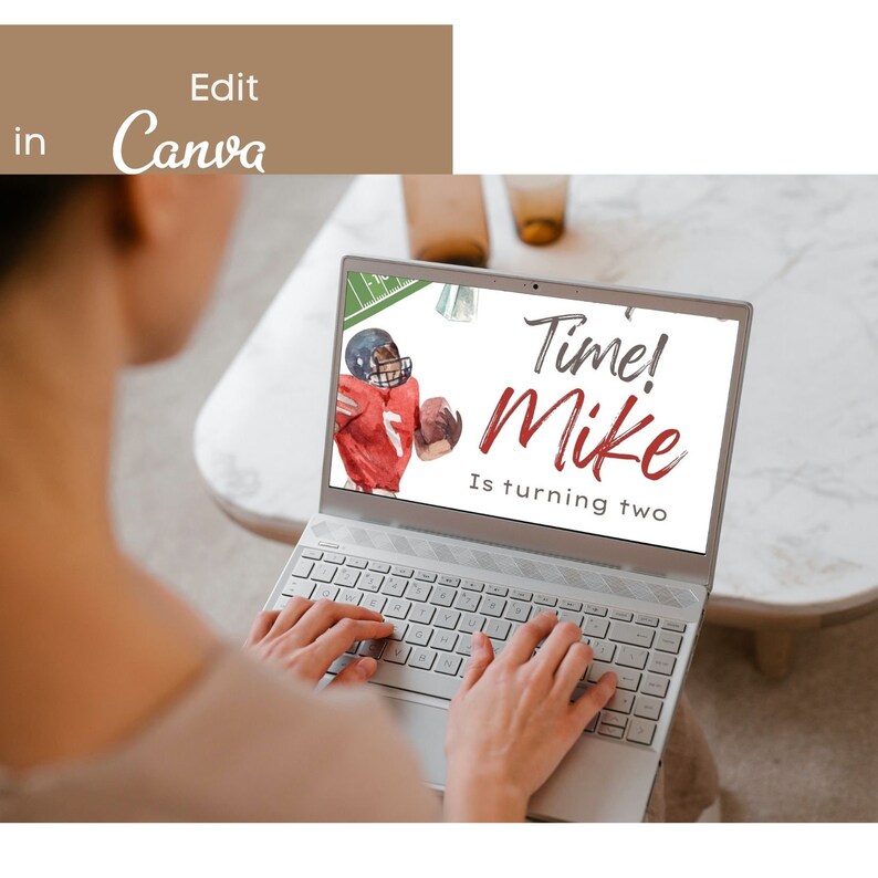 Its Game Time Football Birthday Boy Printable and Mobile - Etsy