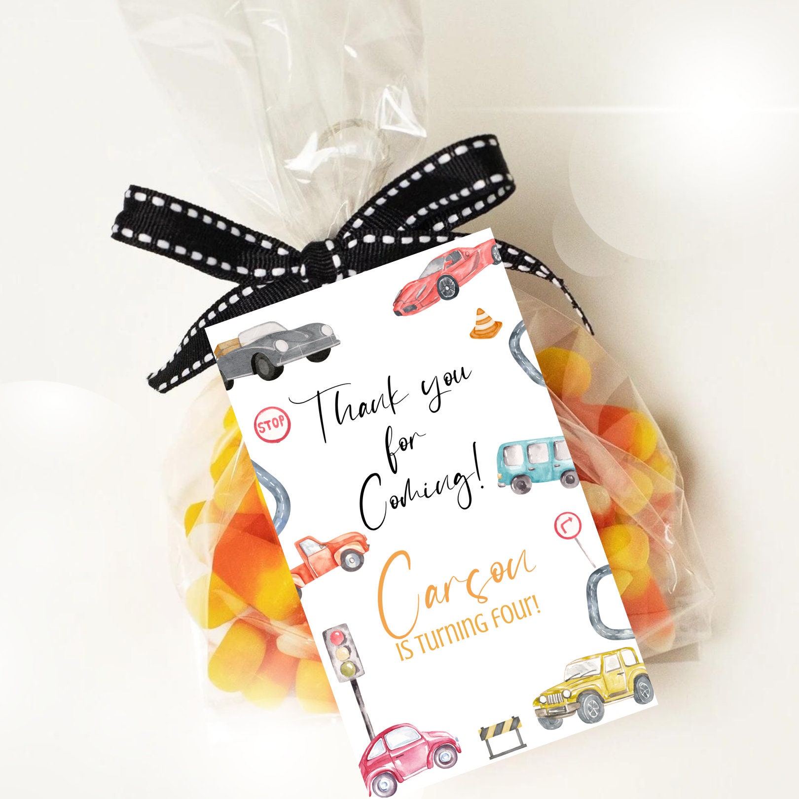 Editable and Printable Transportation Birthday Invitation Template, Car ...